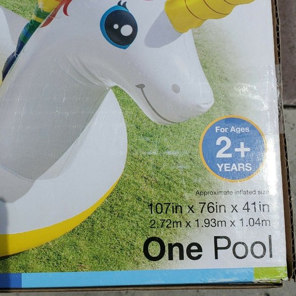 Intex Party Supplies | Intex Giant Unicorn Inflatable Kids Swimming ...